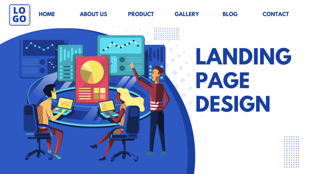 Landing page design - Rowatek